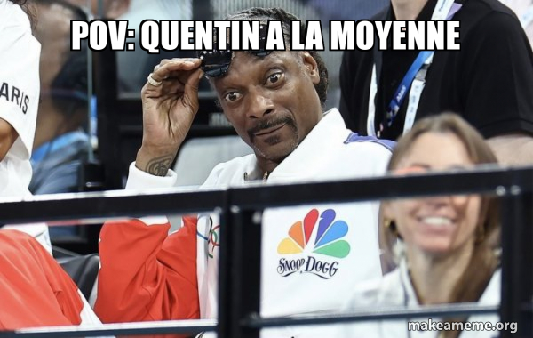 POV: Quentin a la moyenne - Snoop Dogg Sunglasses at Olympics Meme ...
