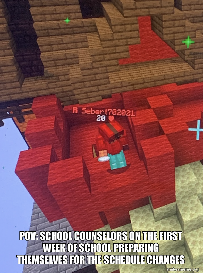 pov: School counselors on the first week of school preparing themselves ...
