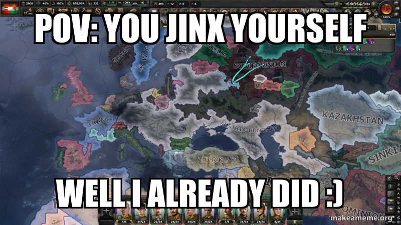 Pov: You jinx yourself well i already did :) - lOL Meme Generator