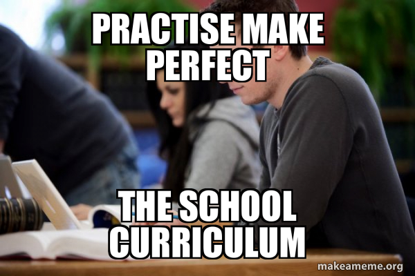 Practise make perfect the school curriculum - Conscientious College ...