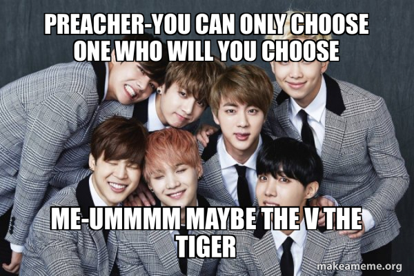 preacher-You can only choose one who will you choose Me-ummmm maybe the ...