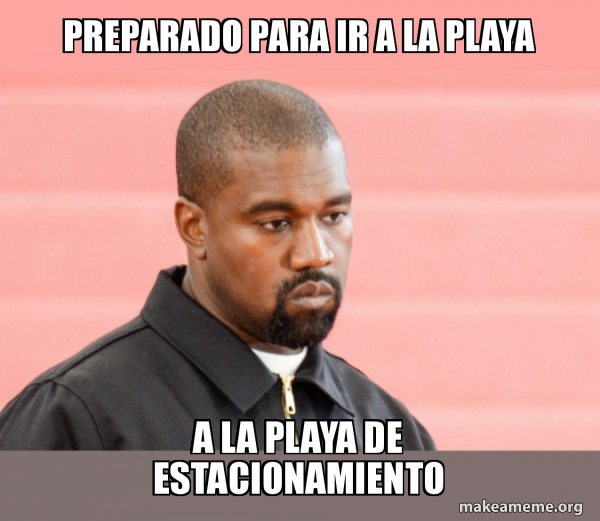 Preparado para ir a la playa A la playa de estacionamiento - Kanye West ...