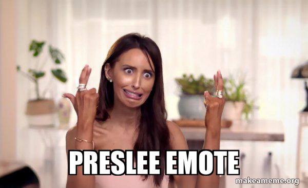 preslee emote - Cross Fingers - It has to work this time Meme Generator