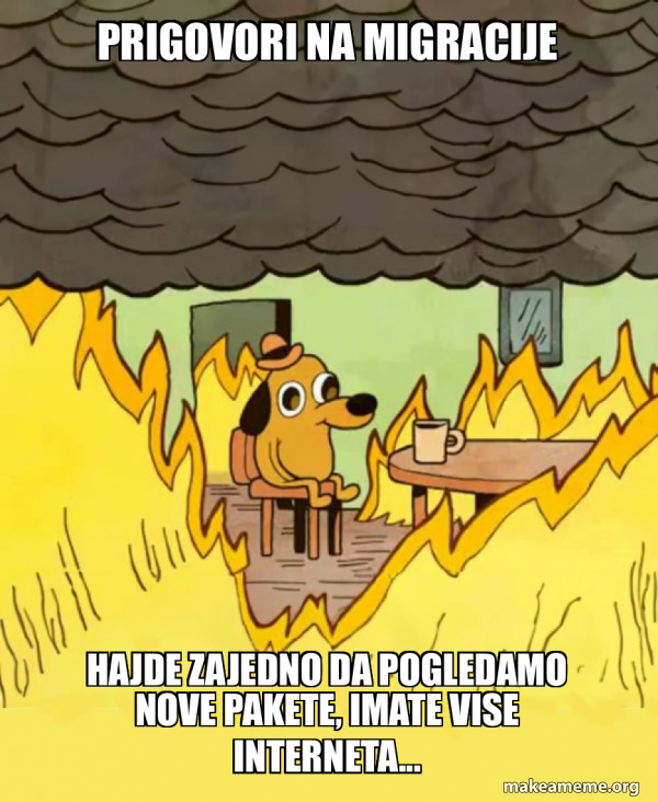 Prigovori na migracije Hajde zajedno da pogledamo nove pakete, imate ...