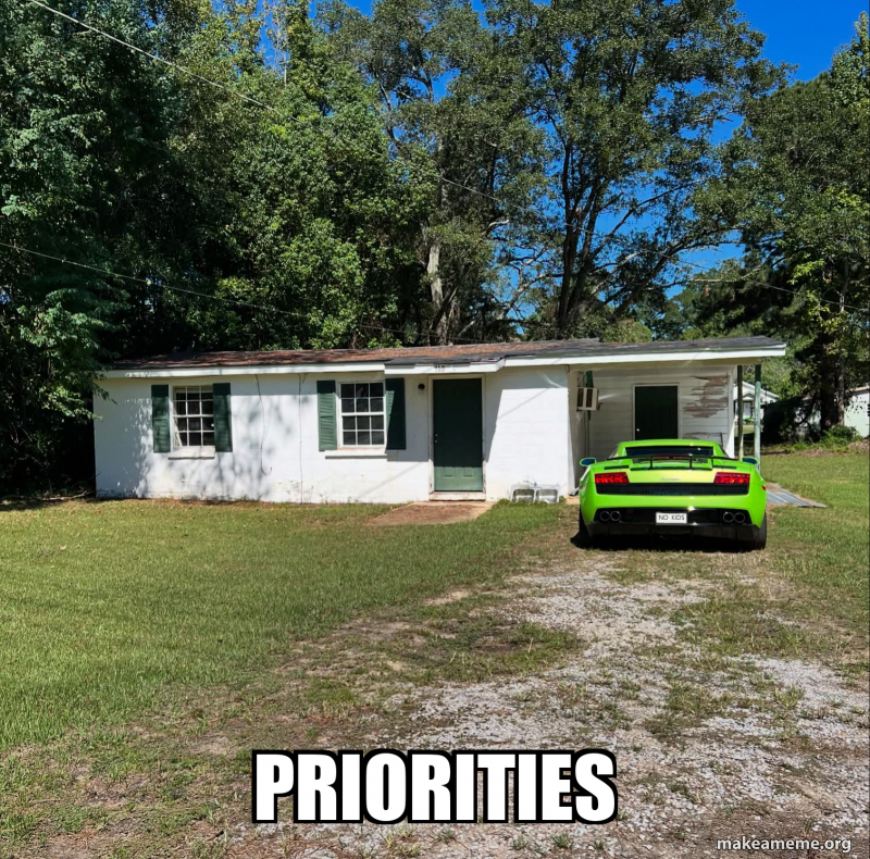 Priorities Meme Generator