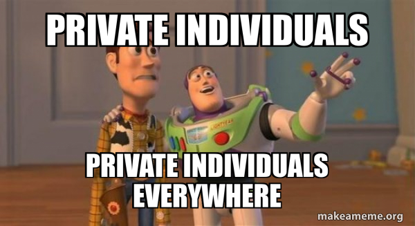Private Individuals Private individuals Everywhere - Buzz and Woody ...
