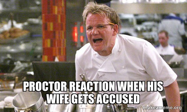 PROCTOR REACTION WHEN HIS WIFE GETS ACCUSED - Gordon Ramsay Hell's ...