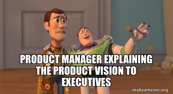 Product Manager explaining the product vision to Executives - Buzz and ...