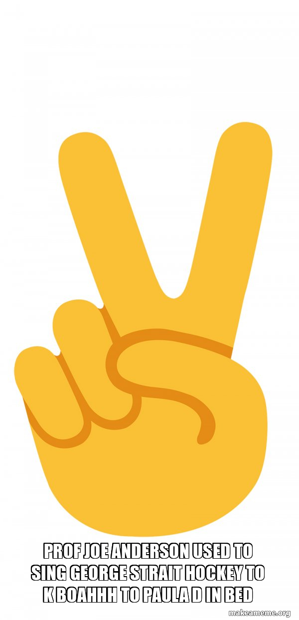 Prof Joe Anderson used to sing George strait hockey to k boahhh to ...