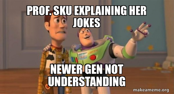 Prof. SKU explaining her jokes Newer gen not understanding - Buzz and ...
