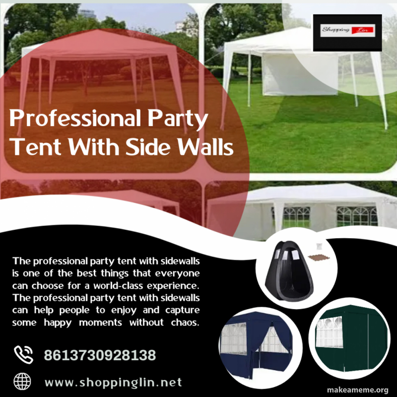 - professional party tent with side walls Meme Generator