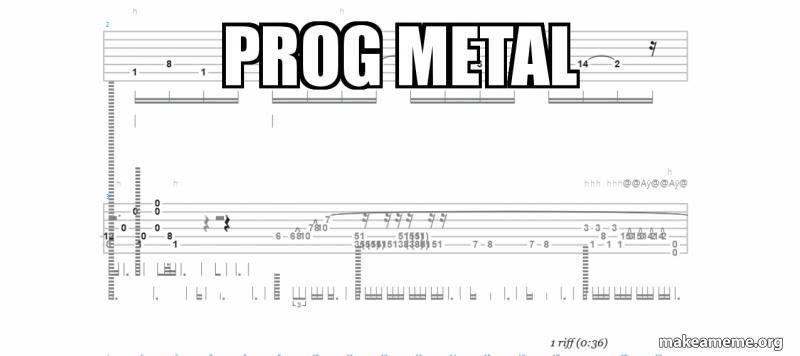 prog metal Meme Generator