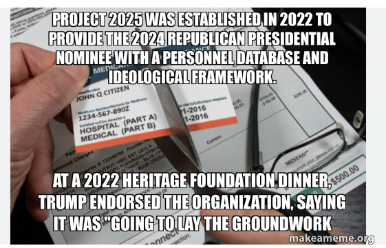 Project 2025 was established in 2022 to provide the 2024 Republican ...