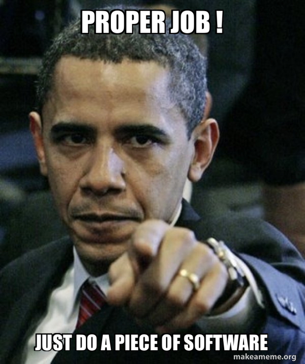 Proper job ! just do a piece of software - Angry Obama Meme Generator