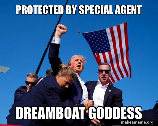 protected by special agent dreamboat goddess - Trump Fist Meme Generator