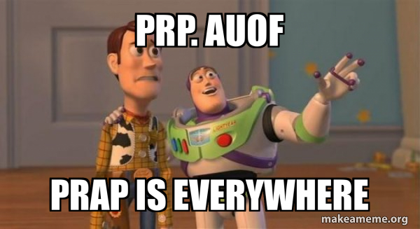PRP. AUoF Prap is everywhere - Buzz and Woody (Toy Story) Meme Meme ...