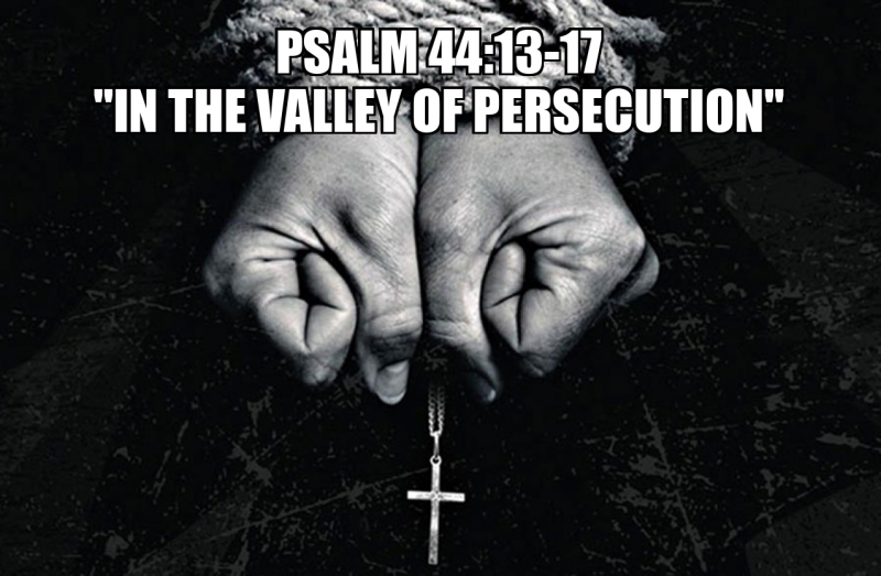psalm 44:13-17 "in the valley of persecution" Meme Generator