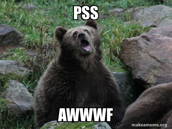 pSS AWWWF - Sarcastic Bear Meme Generator