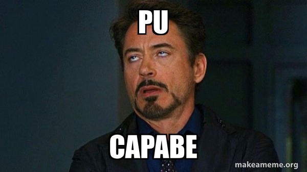 PU CAPABE - Tony Stark Eye Roll Meme Generator