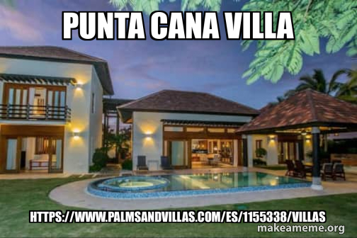 punta cana villa HTTPS://WWW.PALMSANDVILLAS.COM/ES/1155338/VILLAS Meme ...