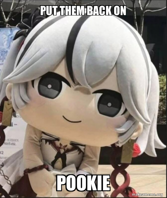 Put them back on Pookie Meme Generator