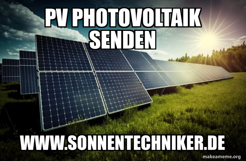 PV PHOTOVOLTAIK SENDEN WWW.SONNENTECHNIKER.DE - PV PHOTOVOLTAIK SENDEN ...