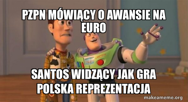 PZPN mówiący o awansie na Euro Santos widzący jak gra Polska ...