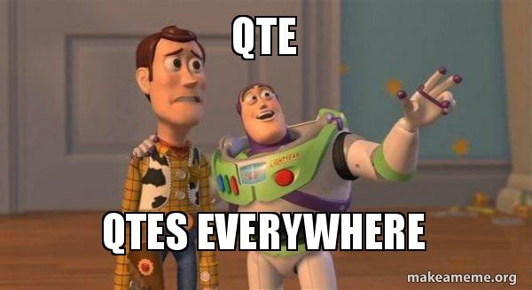 QTE QTEs Everywhere - Buzz and Woody (Toy Story) Meme Meme Generator