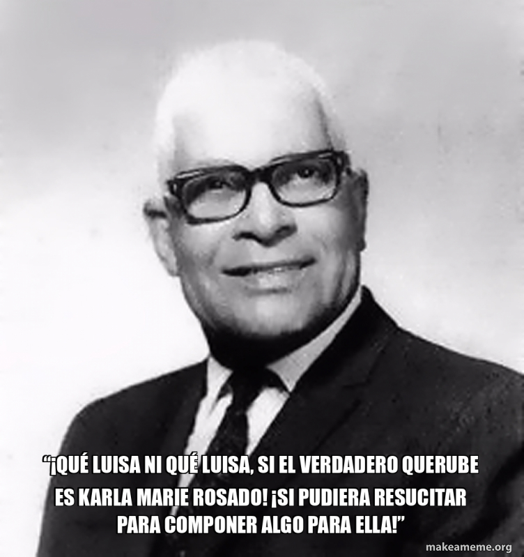qué luisa ni qué luisa, si el verdadero querube es karla marie rosado ...