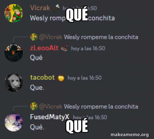 Qué Qué - QuÃ© Meme Generator