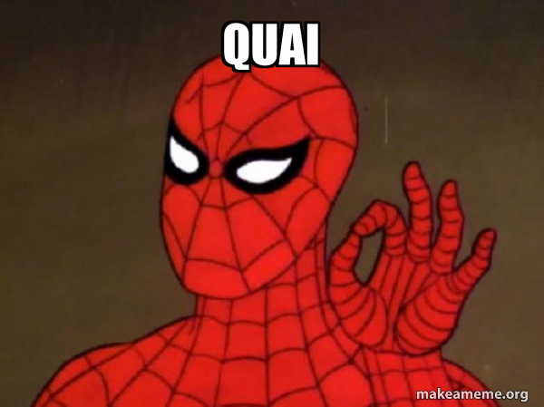 QUAI - Spiderman - Care factor Zero Meme Generator