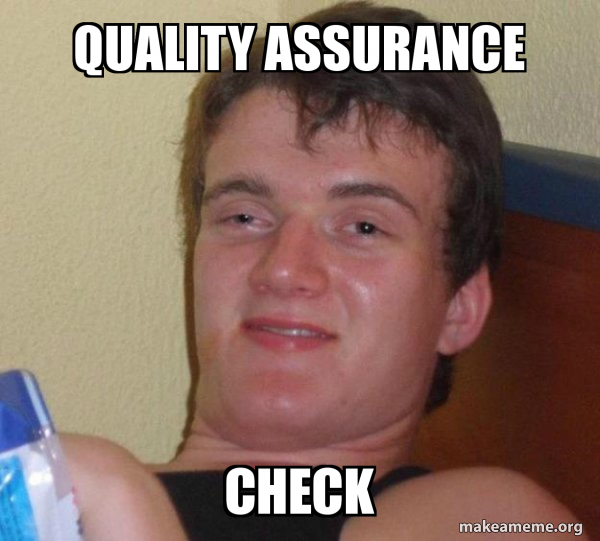 Quality Assurance Check - [10] guy Meme Generator
