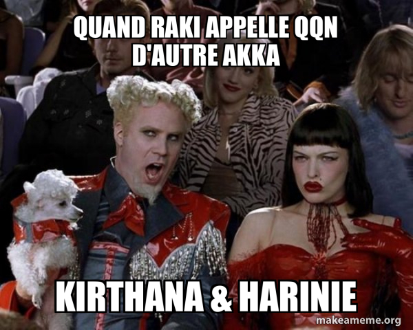 Quand raki appelle qqn d'autre akka Kirthana & Harinie - So Hot Right ...