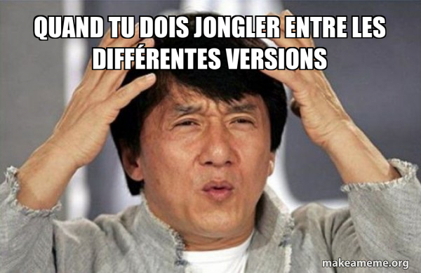 Quand tu dois jongler entre les différentes versions - Jackie Chan Why ...