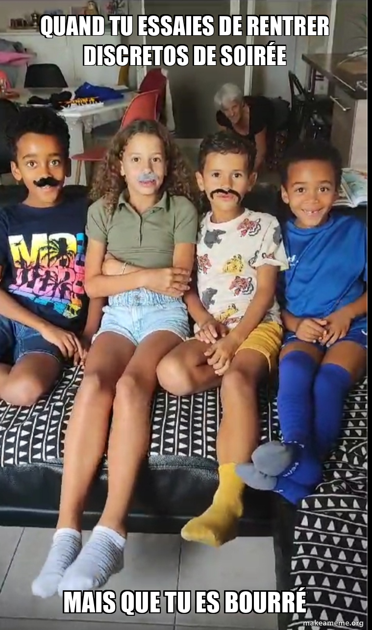 Quand tu essaies de rentrer discretos de soirée Mais que tu es bourré ...