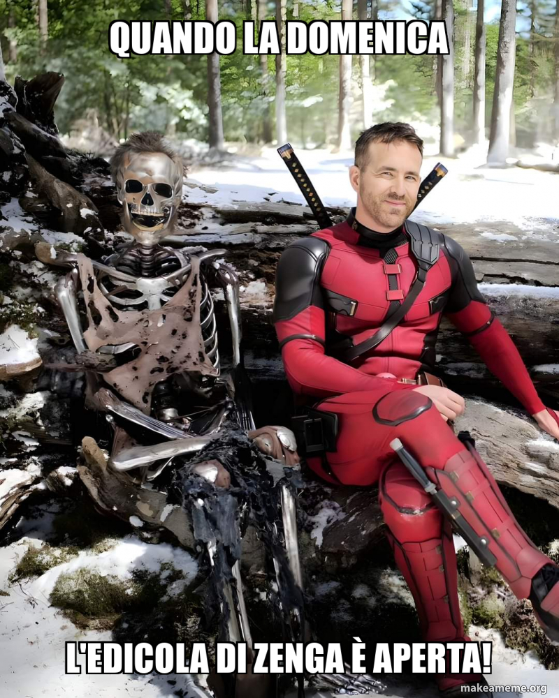 Quando la domenica L'edicola di zenga è aperta! Meme Generator