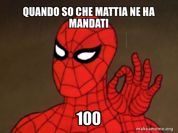 Quando so che Mattia ne ha mandati 100 - Spiderman - Care factor Zero ...