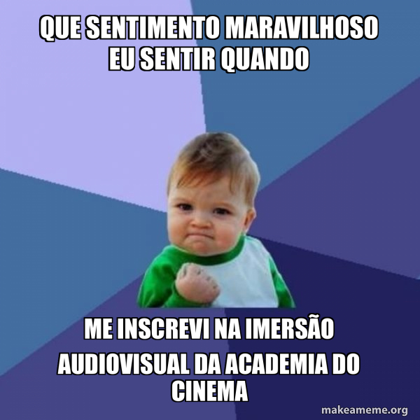 QUE SENTIMENTO MARAVILHOSO EU SENTIR QUANDO ME INSCREVI NA IMERSÃO ...