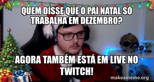 Quem disse que o Pai Natal só trabalha em Dezembro? Agora também está ...