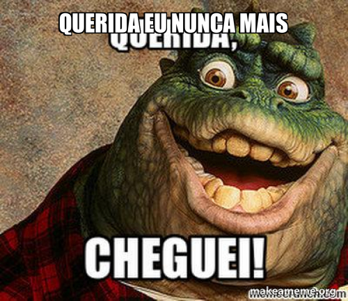 QUERIDA EU NUNCA MAIS Meme Generator