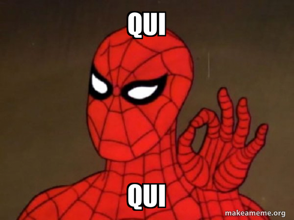 Qui Qui - Spiderman - Care factor Zero Meme Generator