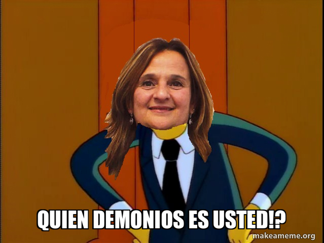 quien demonios es usted!? Meme Generator