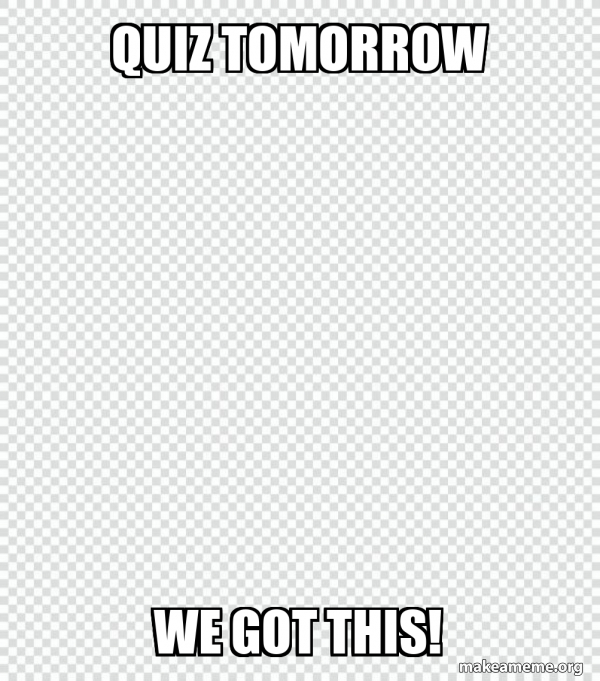 Quiz Tomorrow We got this! - Free Meme Generator