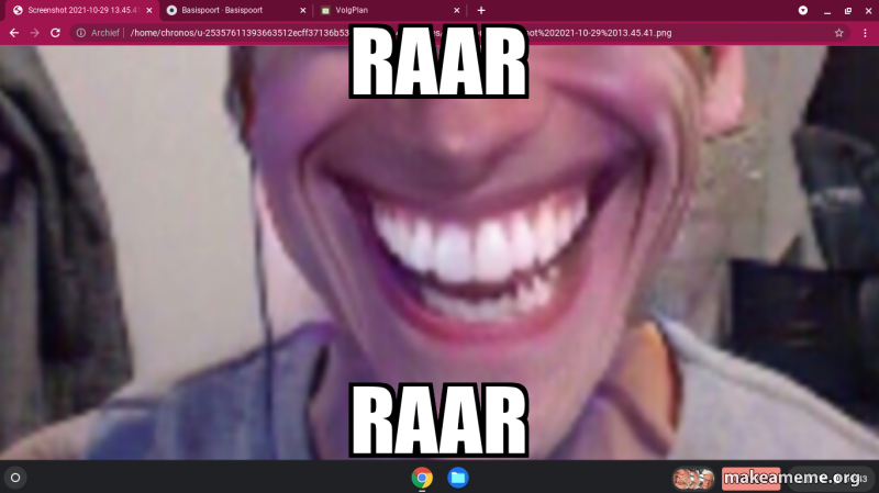 raar raar Meme Generator