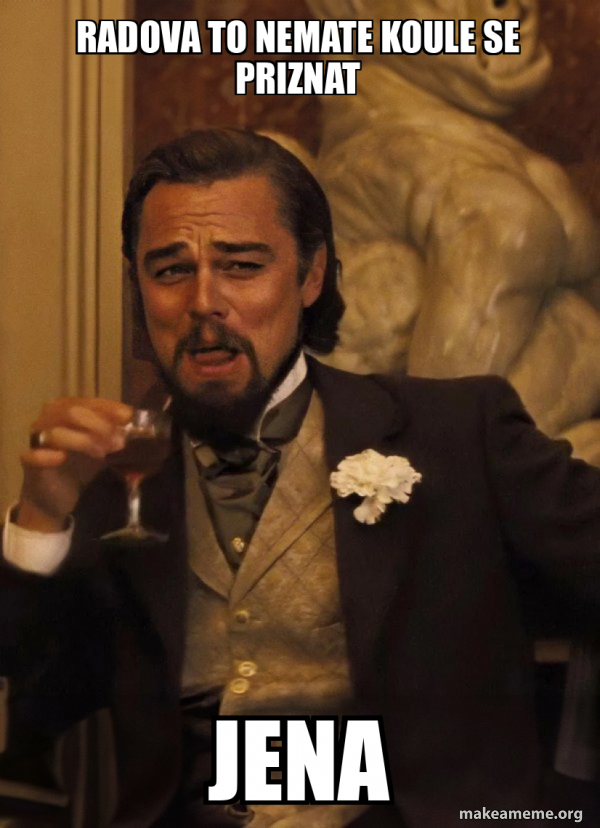 Radova to nemate koule se priznat jena - Leonardo DiCaprio Laughing ...