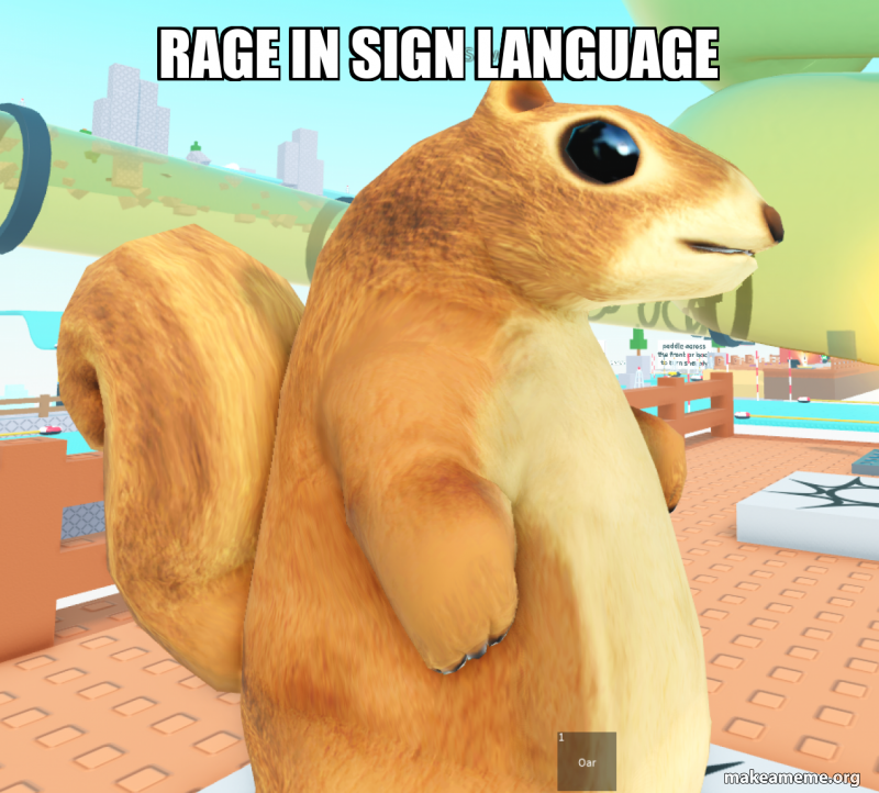 Rage in sign language Meme Generator
