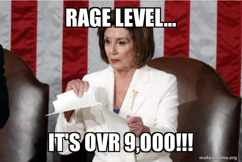 Rage level... it's ovr 9,000!!! Meme Generator