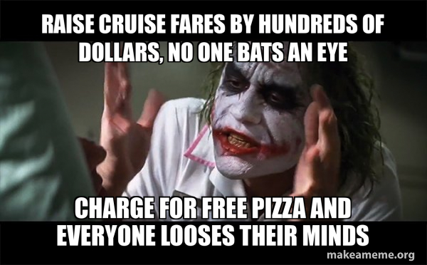 Raise cruise fares by hundreds of dollars, no one bats an eye Charge ...