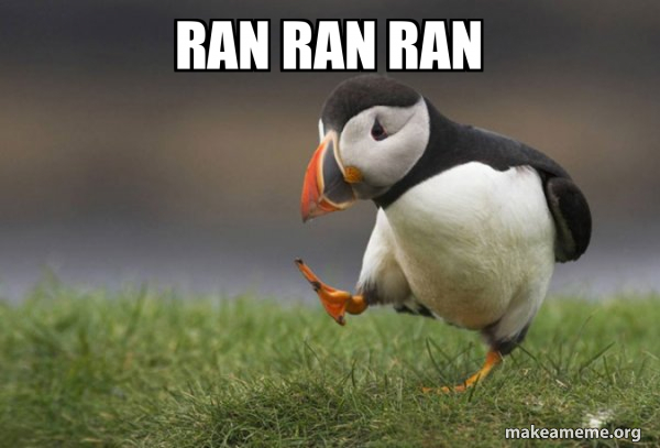 ran ran ran - Unpopular Opinion Puffin | Make a Meme
