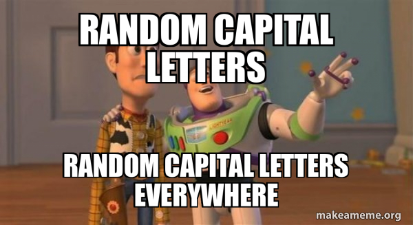 Capital Letters Memes